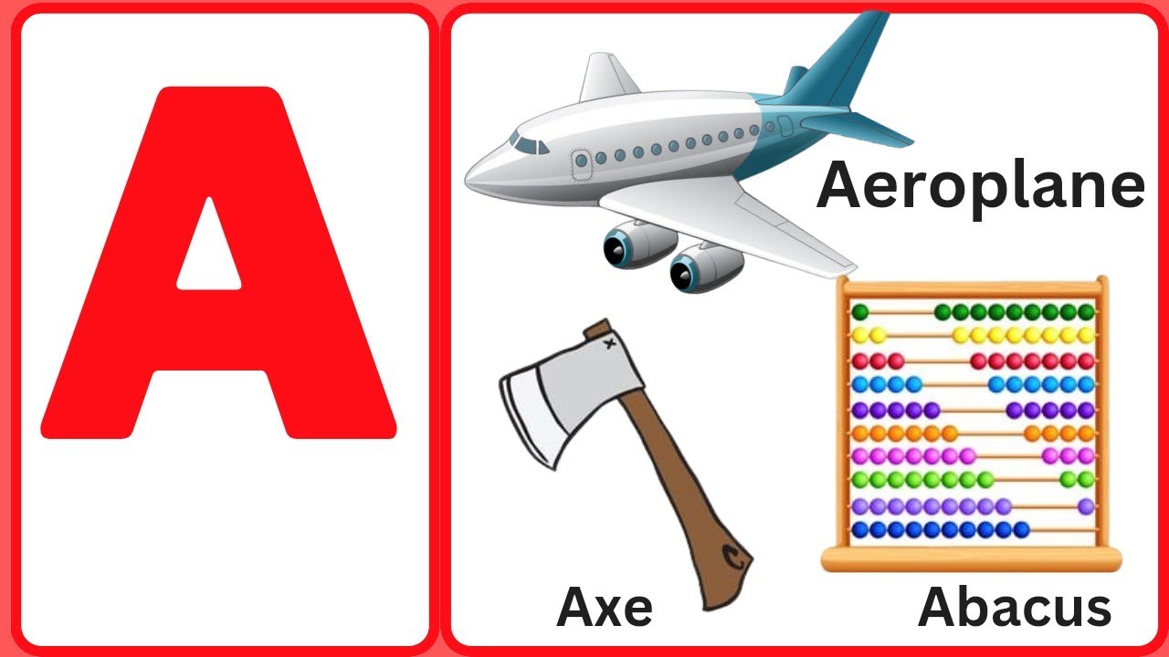 ENGLISH Alphabet |ABCD|Learning ABCD| Alphabet vocabulary| Kids ...