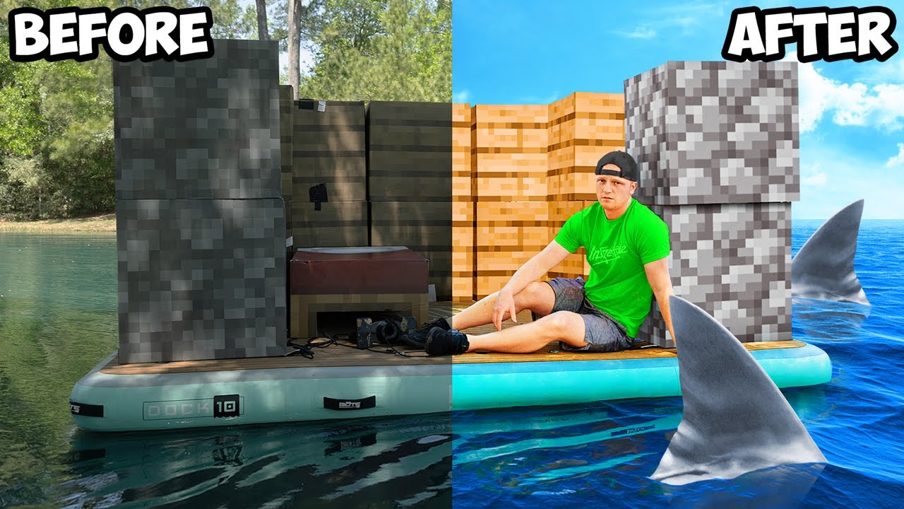 HOW I MADE THIS Minecraft Raft Thumbnail | Full Breakdown - YouTube