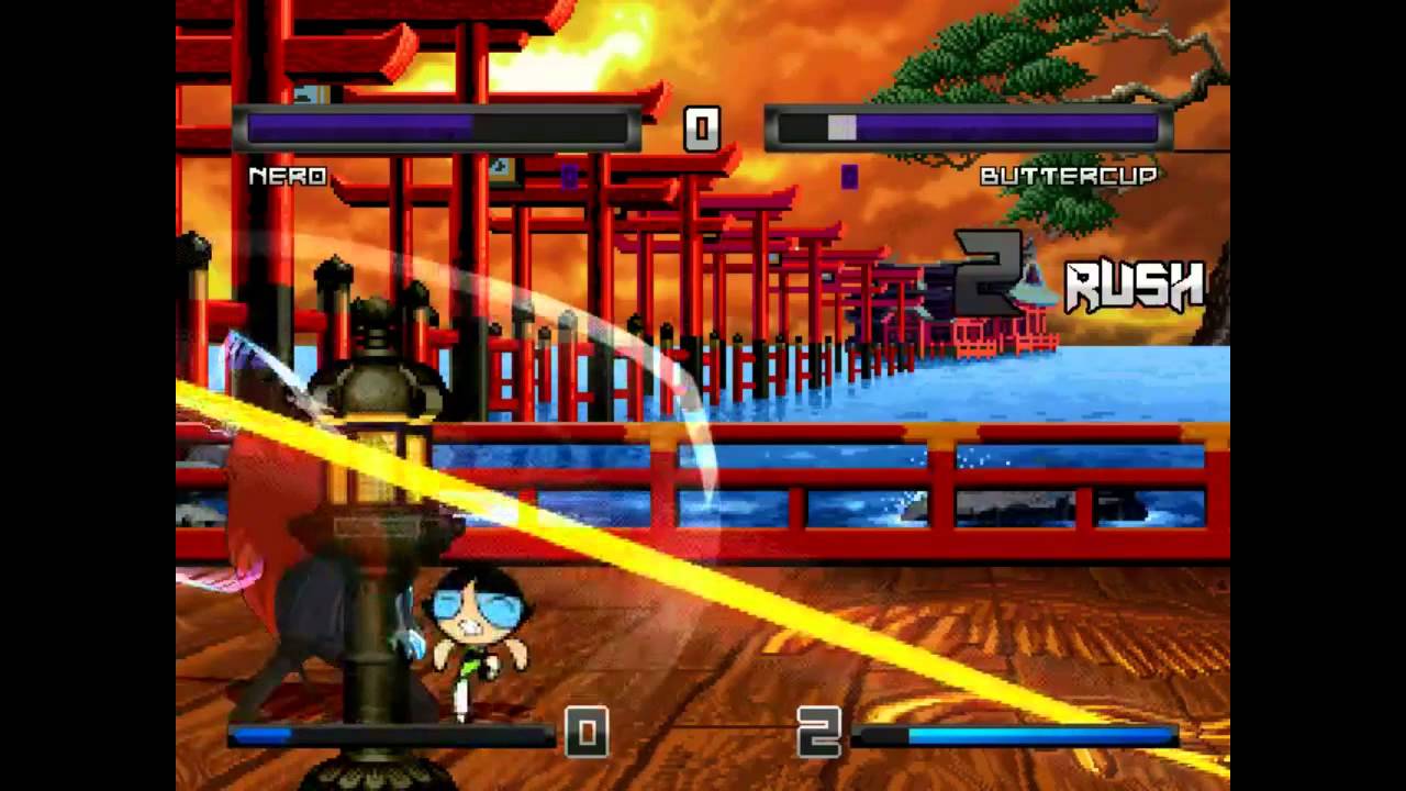 TK's Random Mugen Battle #2547 - Nero VS Buttercup - YouTube