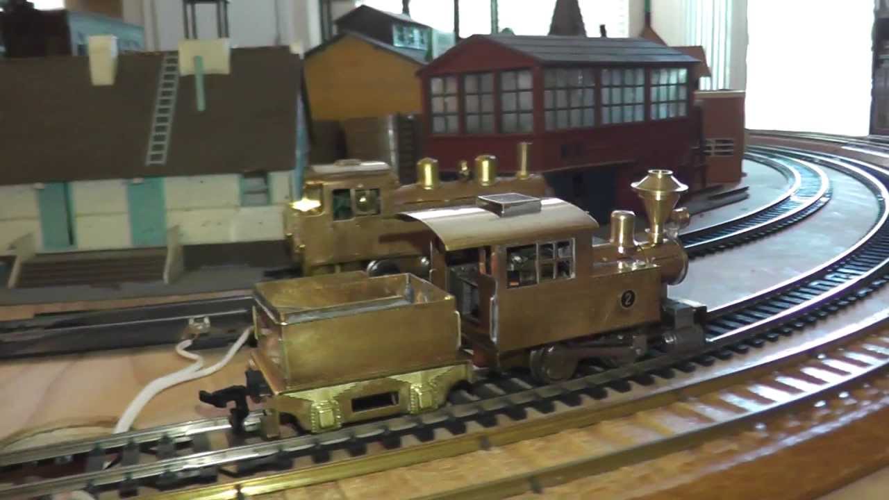 Brass Ken Kidder 0-4-0 Plantation Steam Locomotive & Tender Runs Well ...