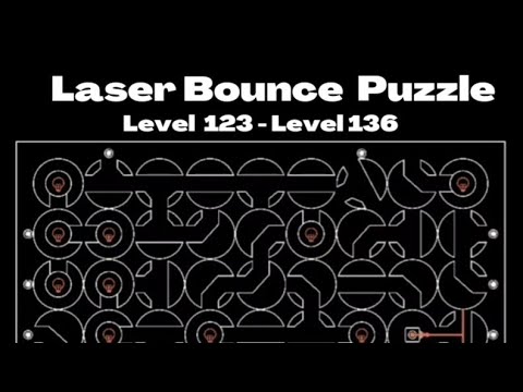 Laser Bounce Puzzle || Level 123 - Level 136 - YouTube
