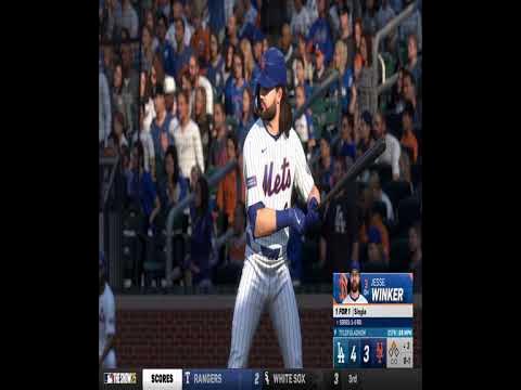 LAD vs NYM I NYM Jesse Winker RBI Single to CF Highlights I #mlbtheshow25gameplay - YouTube