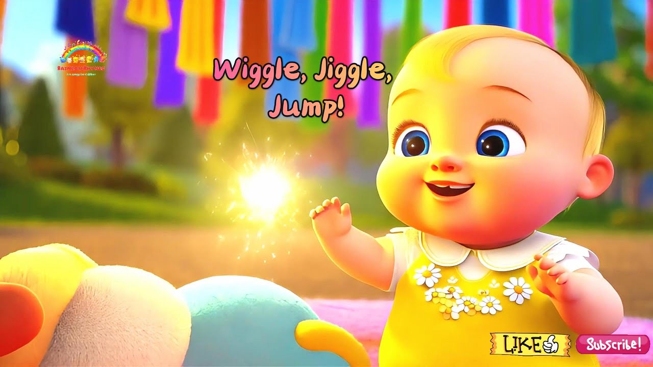 Baby Wiggle, Jiggle, Jump! - A fun and playful song for baby and kids ...