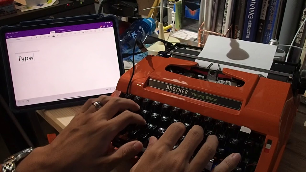 Typewriter USB keyboard - YouTube