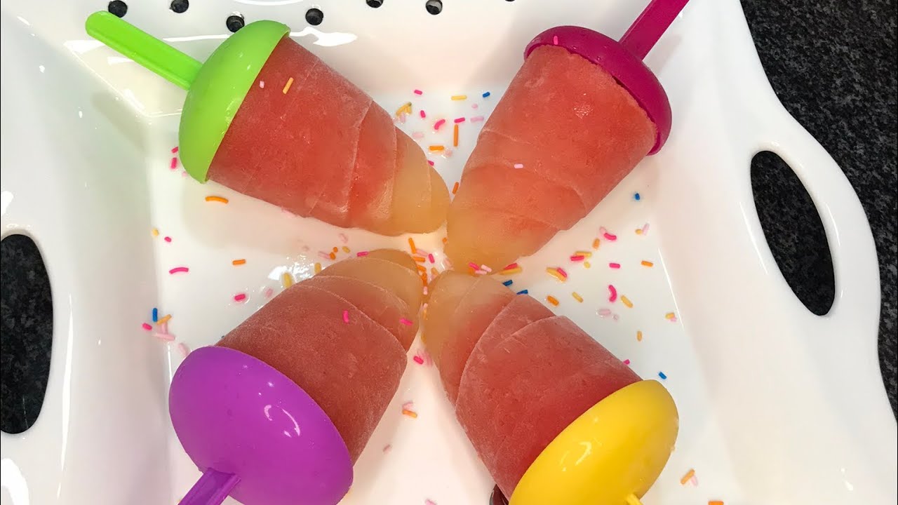 Watermelon popsicles - YouTube