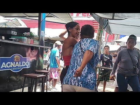 Briga na feira de Itabaiana entre duas mulheres