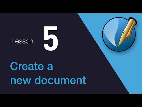 5) Create a new document in Scribus - YouTube