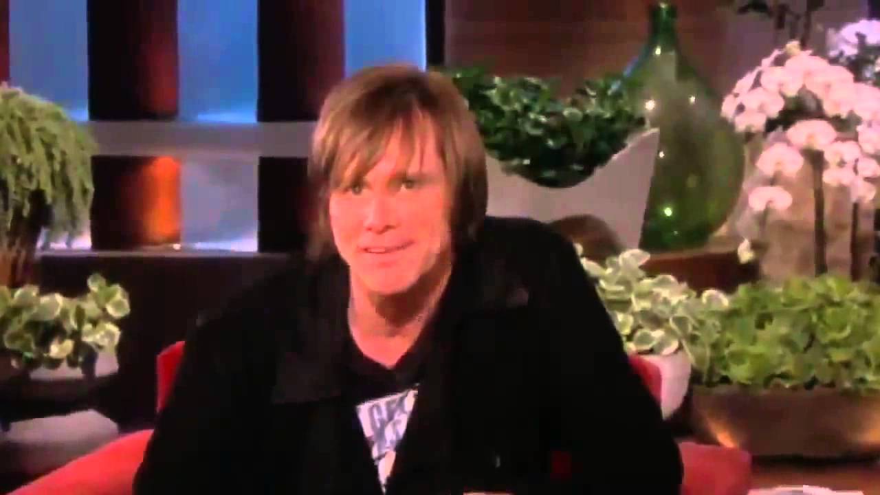Jim Carrey's Impression of His Father on The Ellen DeGeneres Show 2013 ...