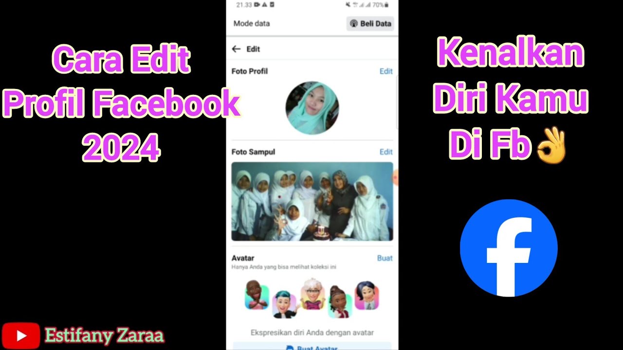 CARA EDIT PROFIL FACEBOOK Terlengkap 2024 - YouTube