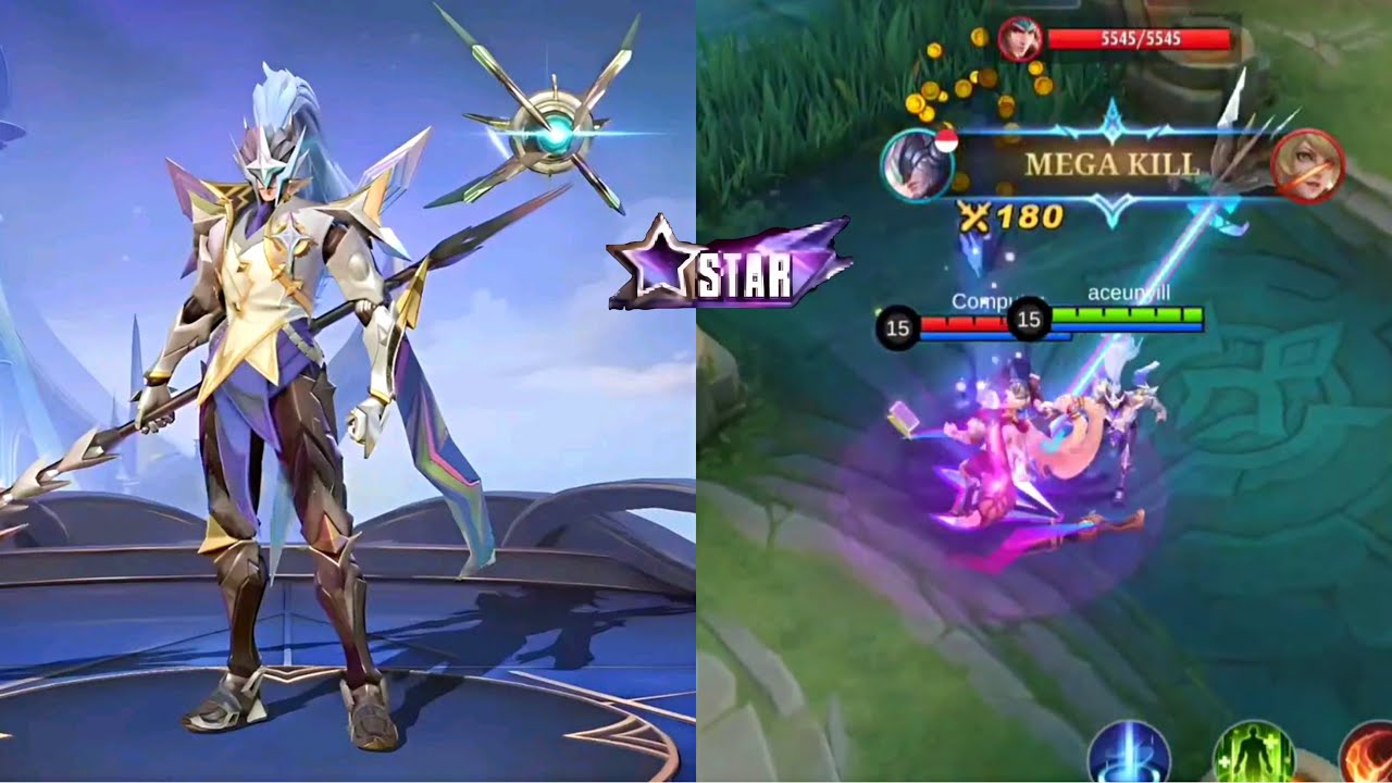 ALPHA NEW - STAR ENFORCER ' STARLIGHT ' SKIN GAMEPLAY | MLBB - YouTube