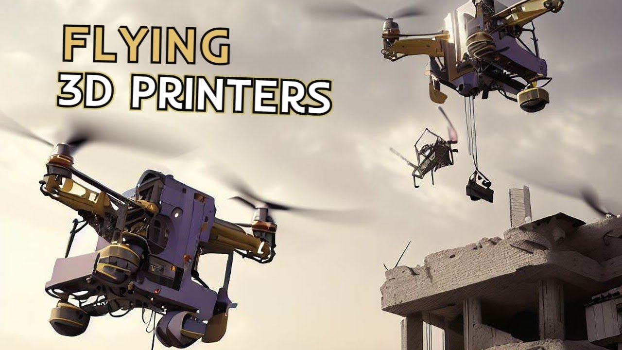 Flying 3D Printers are changing the construction industry. - YouTube