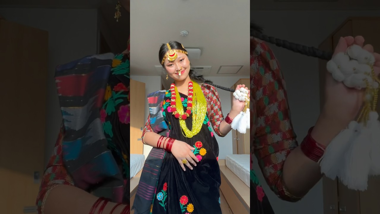 Magar Dress!😍 ️#magardress #shorts #traditionaldress #culturaldress # ...