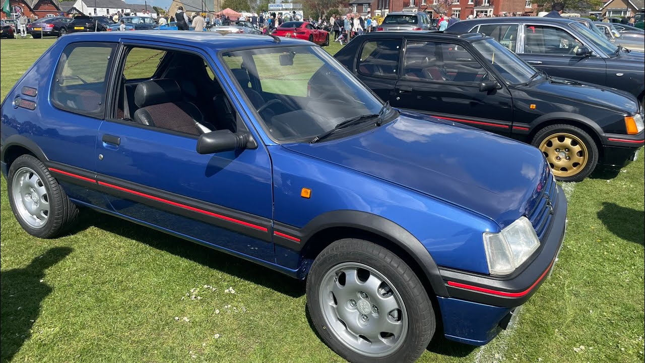 Peugeot 205 gti Miami blue. How it all started. - YouTube