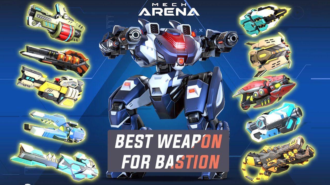 Best weapon for Bastion - Mech Arena - YouTube