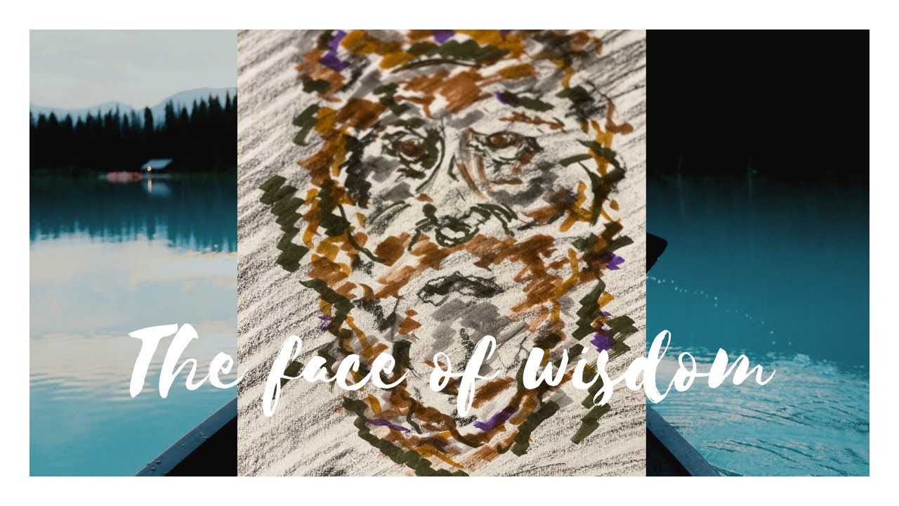 The face of wisdom drawing - YouTube
