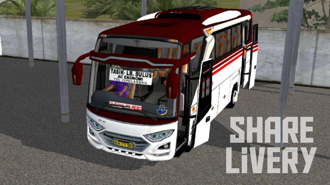 SHARE LIVERY MOD JETBUS 3 MEDIUM BUSSID V. 3.7.1 - YouTube