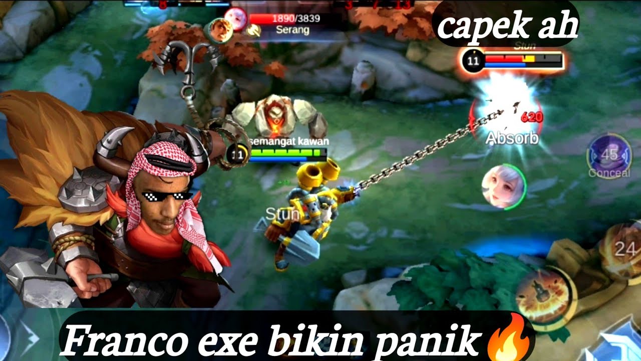 FRANCO EXE Berburu + cari mangsa 🔥 - mlbb exe - YouTube