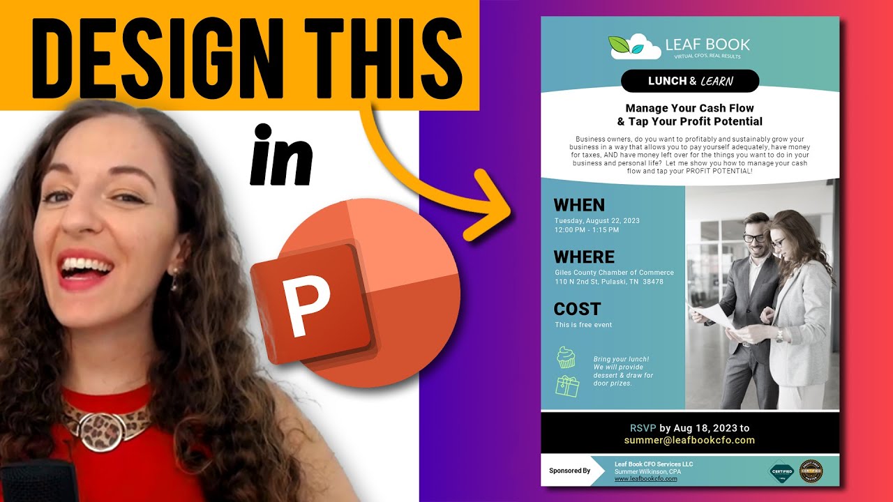 Designing Digital Flyers That IMPRESS - Using Powerpoint! 🎨 - YouTube