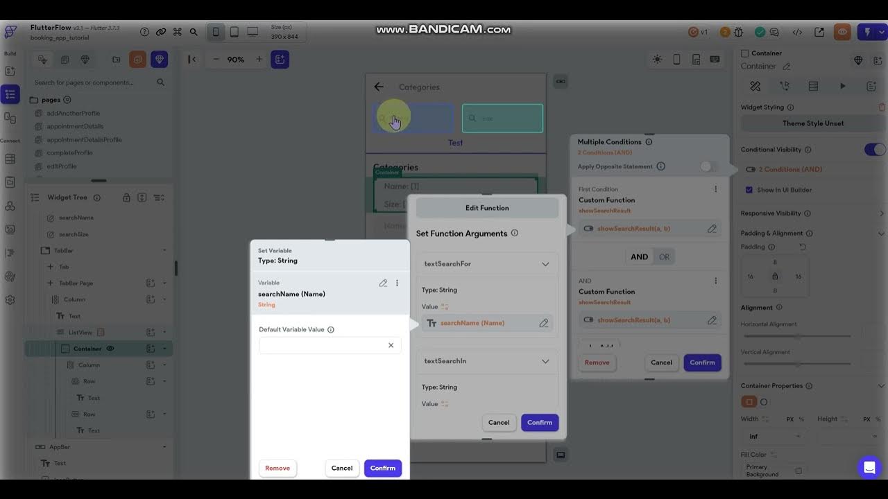 List Search Custom Function With Multiple Search Fields Flutterflow Youtube