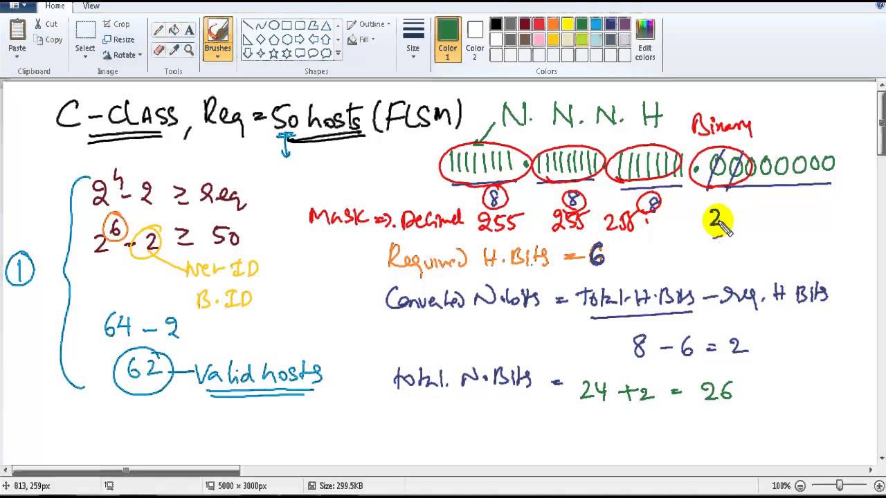 CCNA Routing & Switching: FLSM C-Class 50 hosts - YouTube