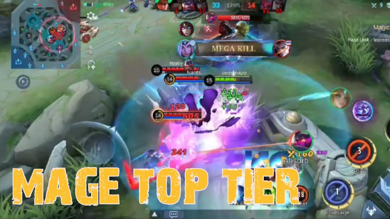 Gameplay VALENTINA mage toptier - Mobile Legends - YouTube