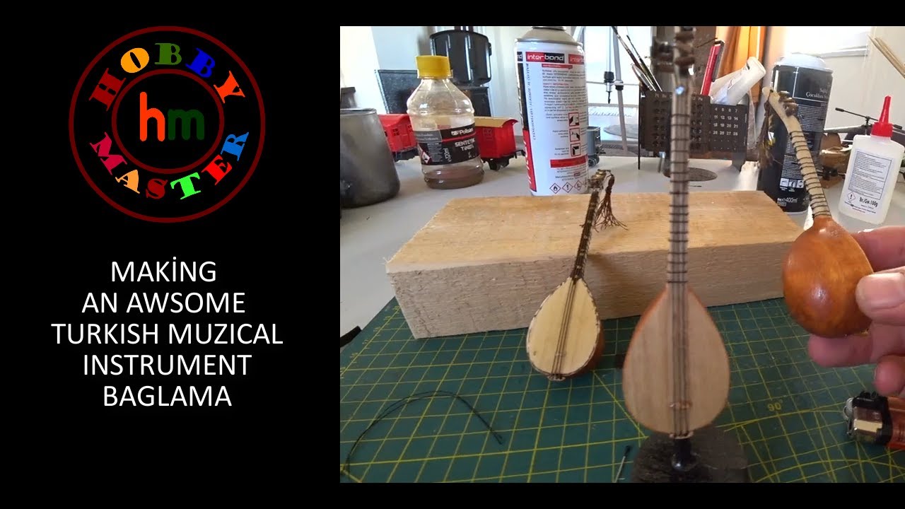 Making an awsome miniature Turkish musical instrument baglama - Kısa ...