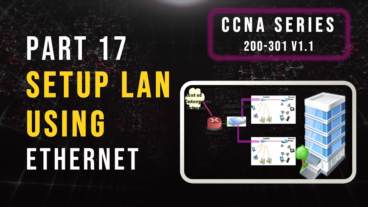 CCNA 200-301 Video 5 | How to setup a network using Ethernet in ...