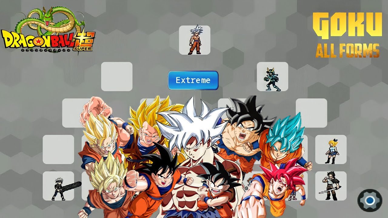 Goku All Forms [Dragon Ball] Extreme Mode Tournament 4 - Rounds ...