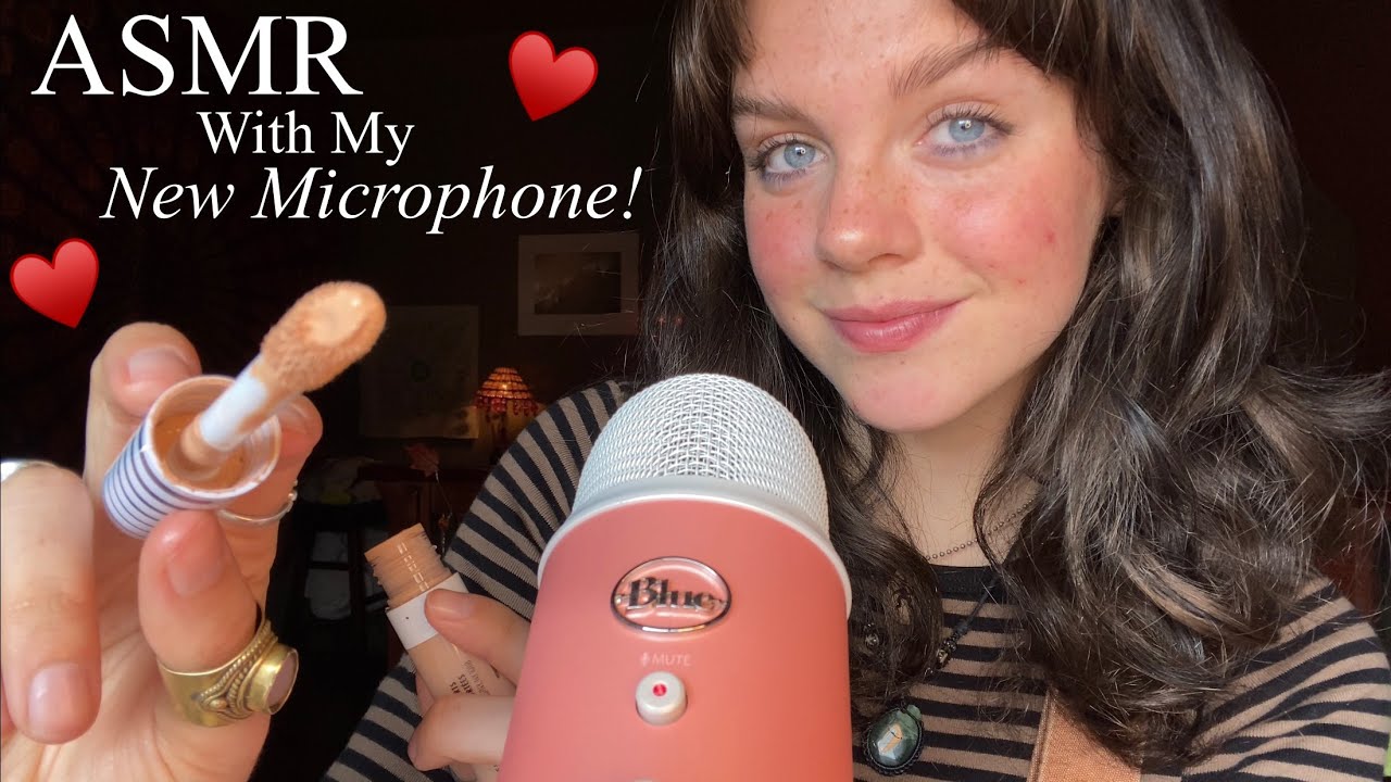 ASMR Testing my New Microphone (Mouth Sounds, Hand Movements, Tapping ...
