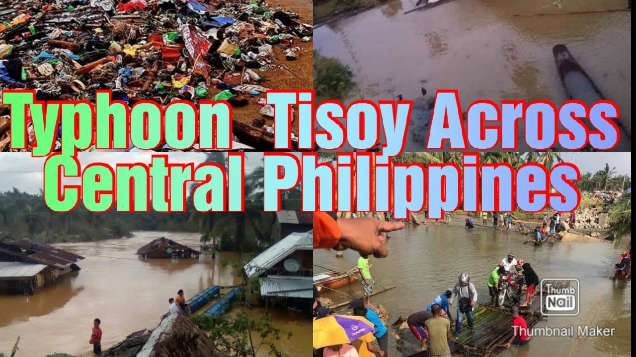 Typhoon Tisoy Across Central Philippines! - YouTube