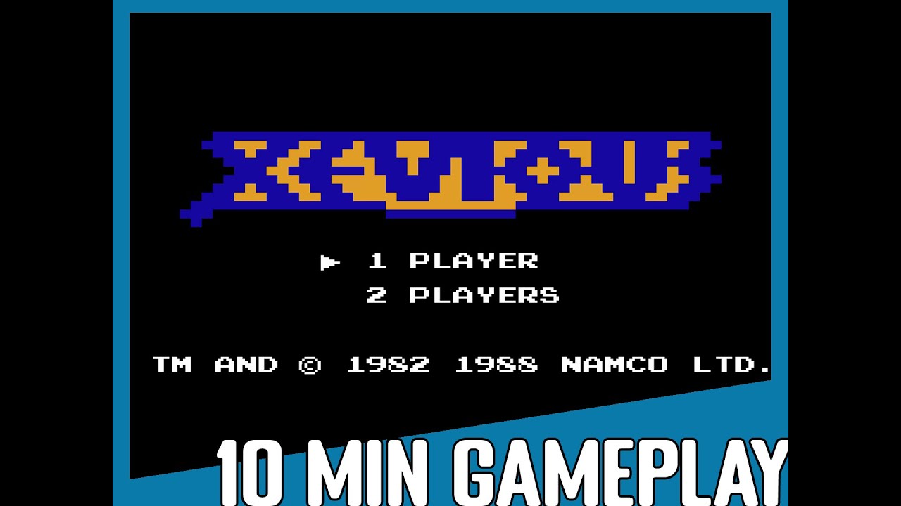 10 Minute Gameplay: Xevious (1988) NES - YouTube