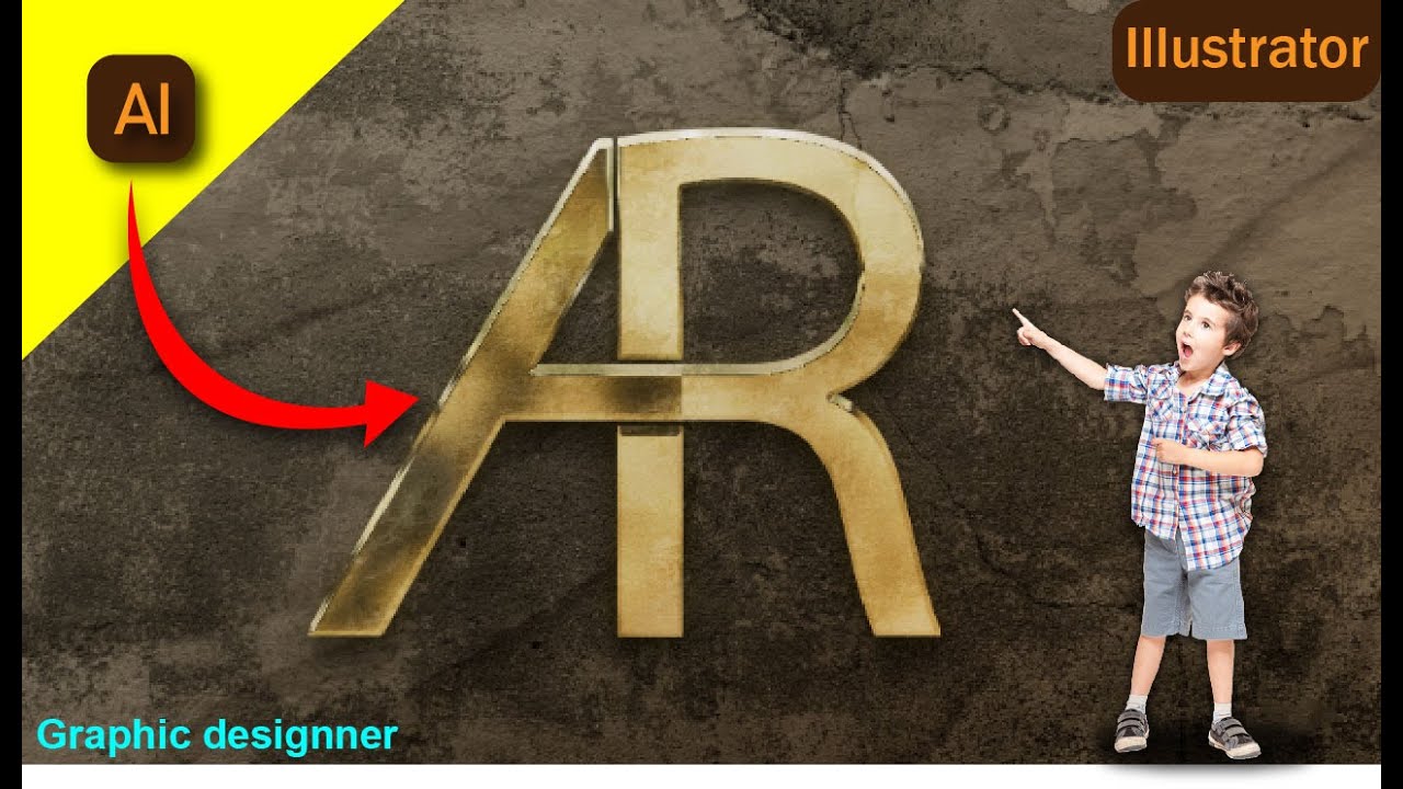 ar letter design for easy thikniques expert & beginner adobe ...