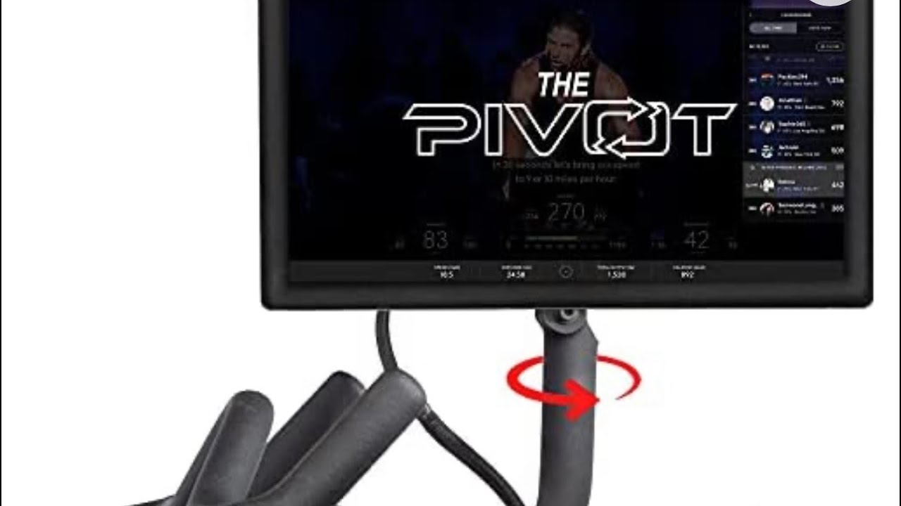 Peloton Screen Add On- The Pivot - YouTube