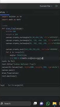National Flag using tkinter #python #tkinter #pythonprogramming # ...