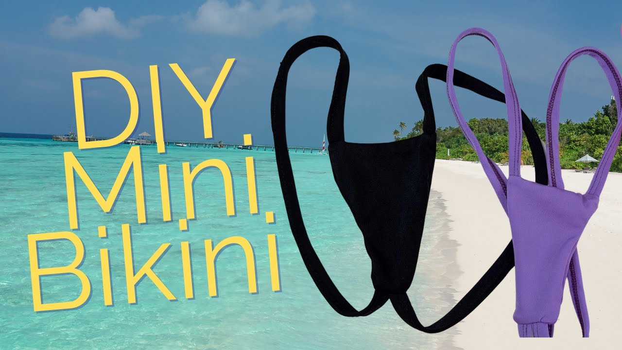 HOW TO SEW: Mini -bikini , DIY bikini - sewing tutorial. - YouTube