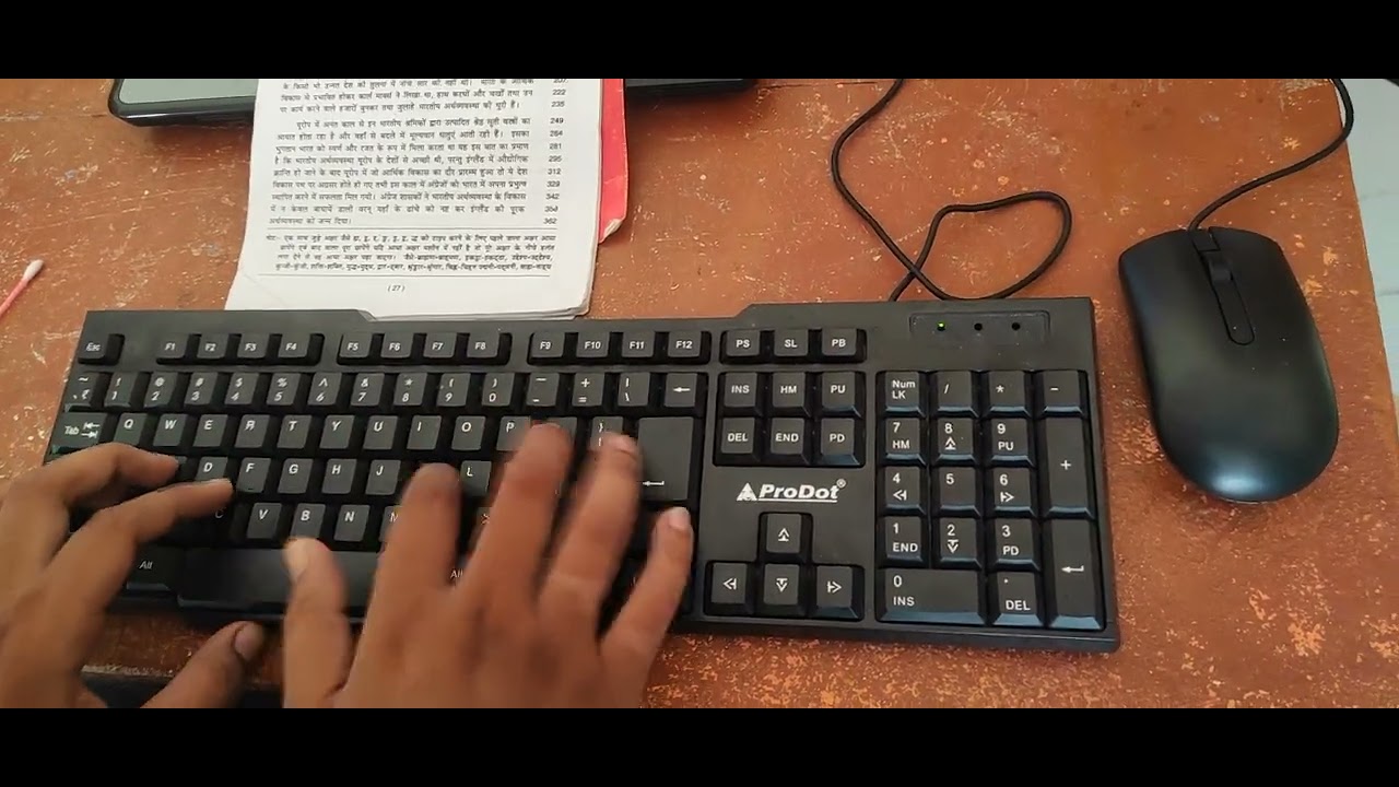 Fast typing speed@ hindi kurti dev font 60 WPM || #hindityping - YouTube