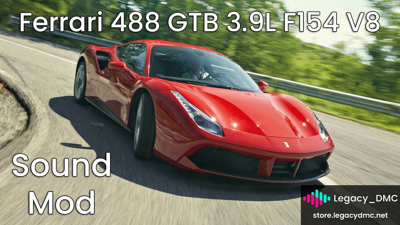 Ferrari 488 GTB 3.9L V8 Sound Mod [FiveM] - YouTube
