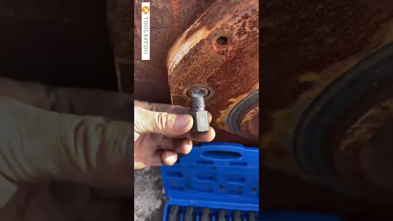Remove the rusted socket head cap bolts - YouTube