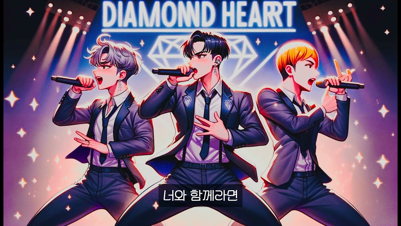 Kpop 남돌 재질/DIAMOND HEART(en,kr,jp)/ #dance #kpop - YouTube