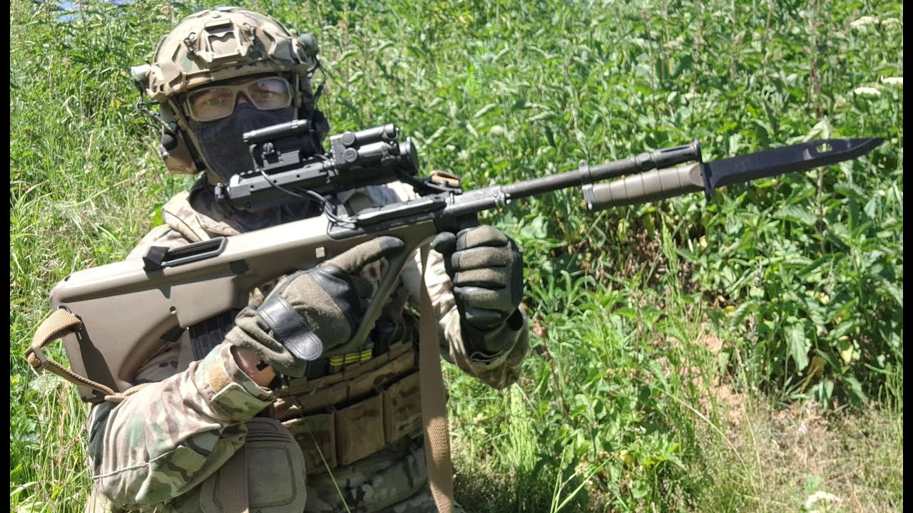 Steyr AUG- Better than AR 15? - YouTube