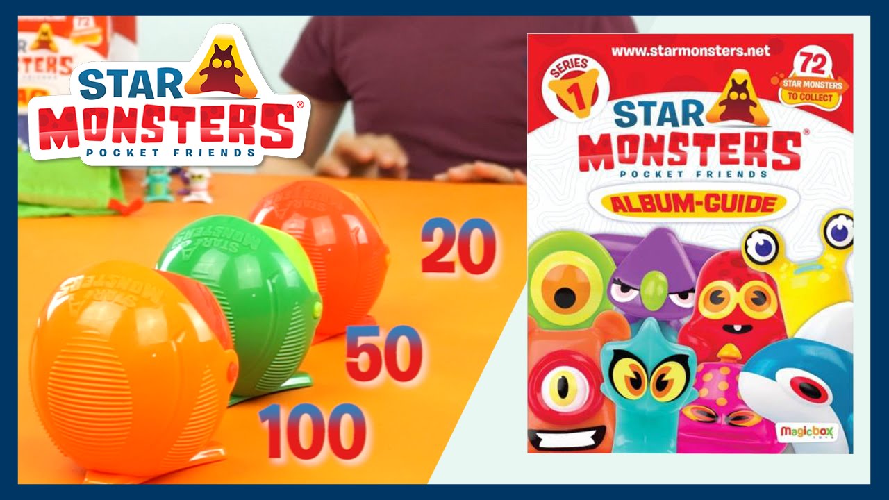 Star Monsters Bag Pack Opening with 3 Monsters & Capsule Toy Gameplay ...