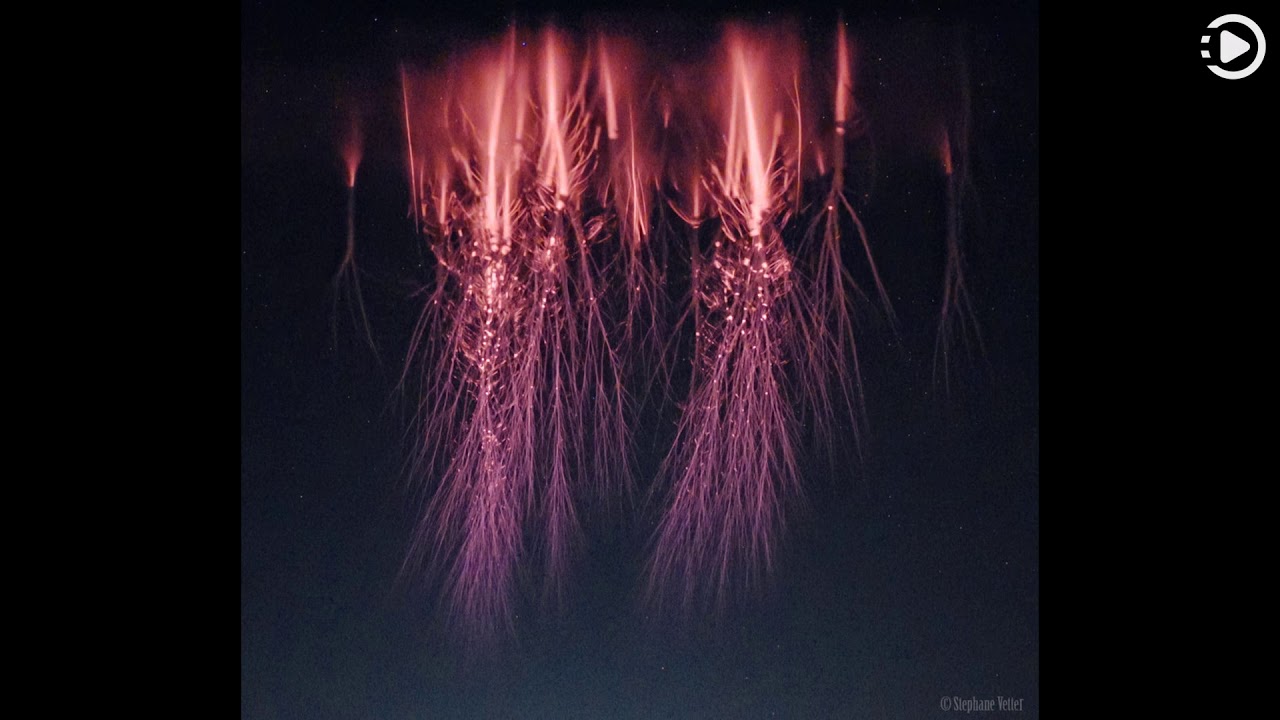 APOD: 2019-10-08 - Sprite Lightning in HD (Narrated by Amy) - YouTube