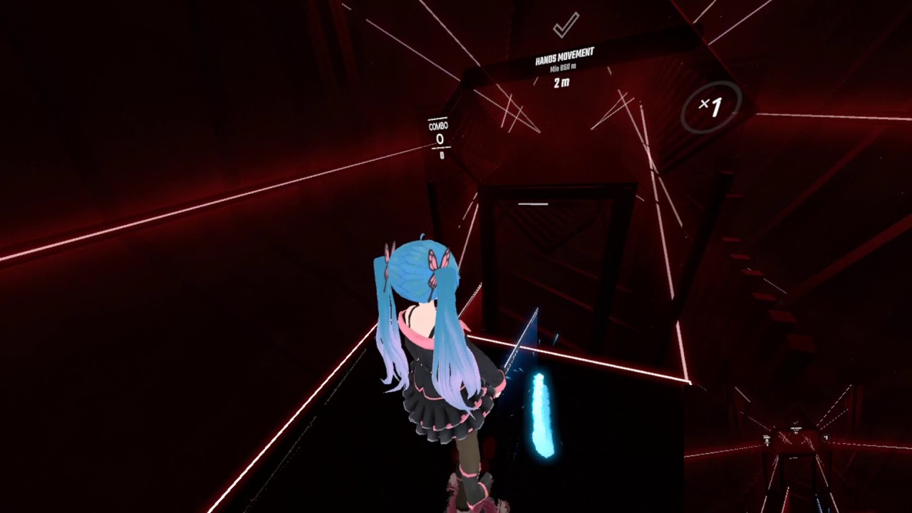 beat saber asuna avatar teste - YouTube