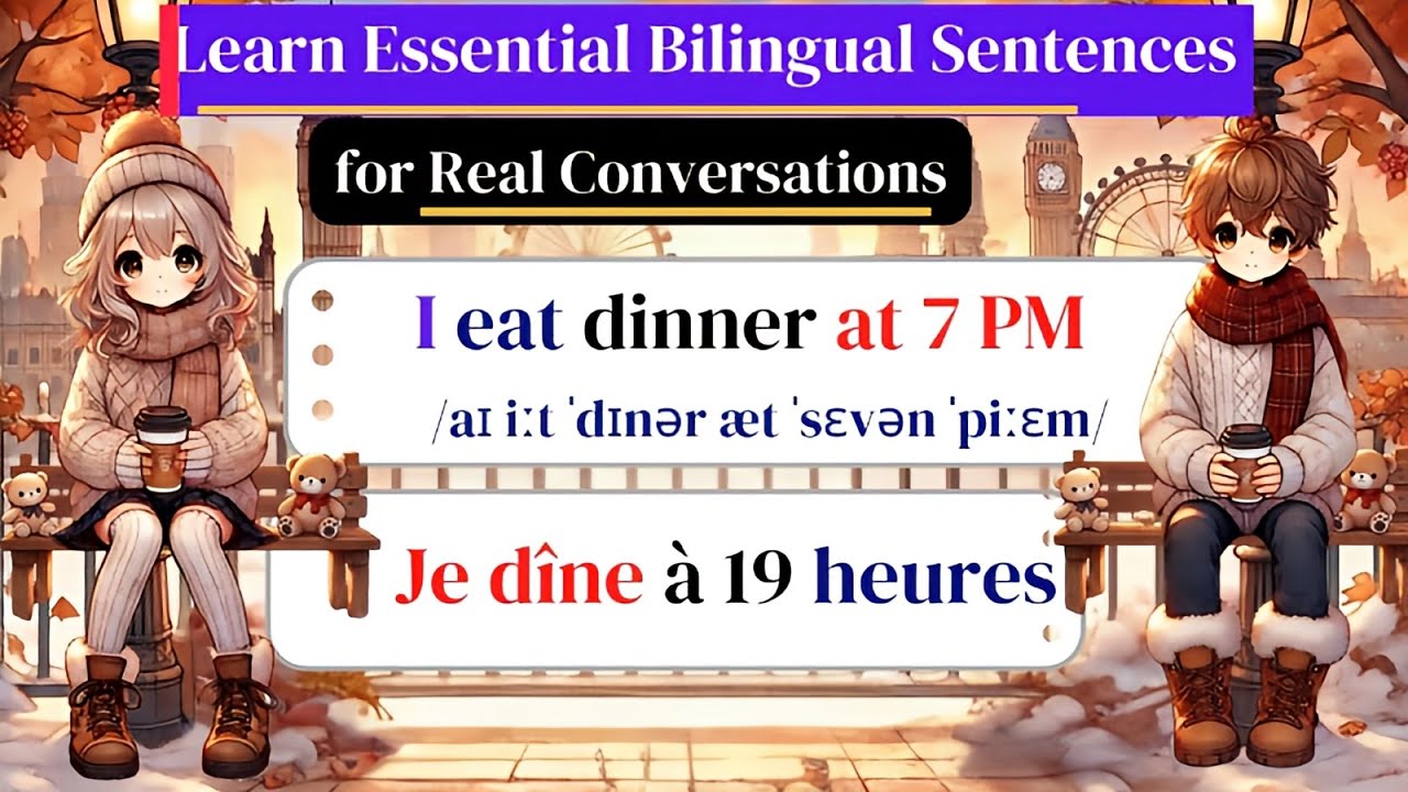 Learn Essential Bilingual Sentences for Real Conversations - YouTube