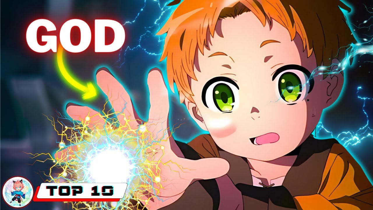 Top 10 Anime Where MC Reincarnated with OP Magic Powers - YouTube