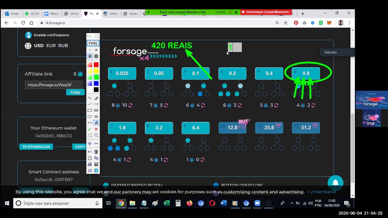 Treinamento da X4 ForSage - YouTube