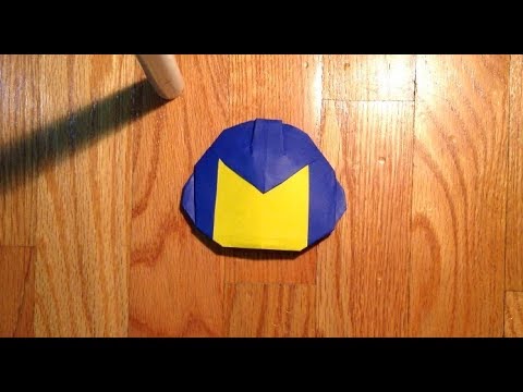 Origami megaman - YouTube