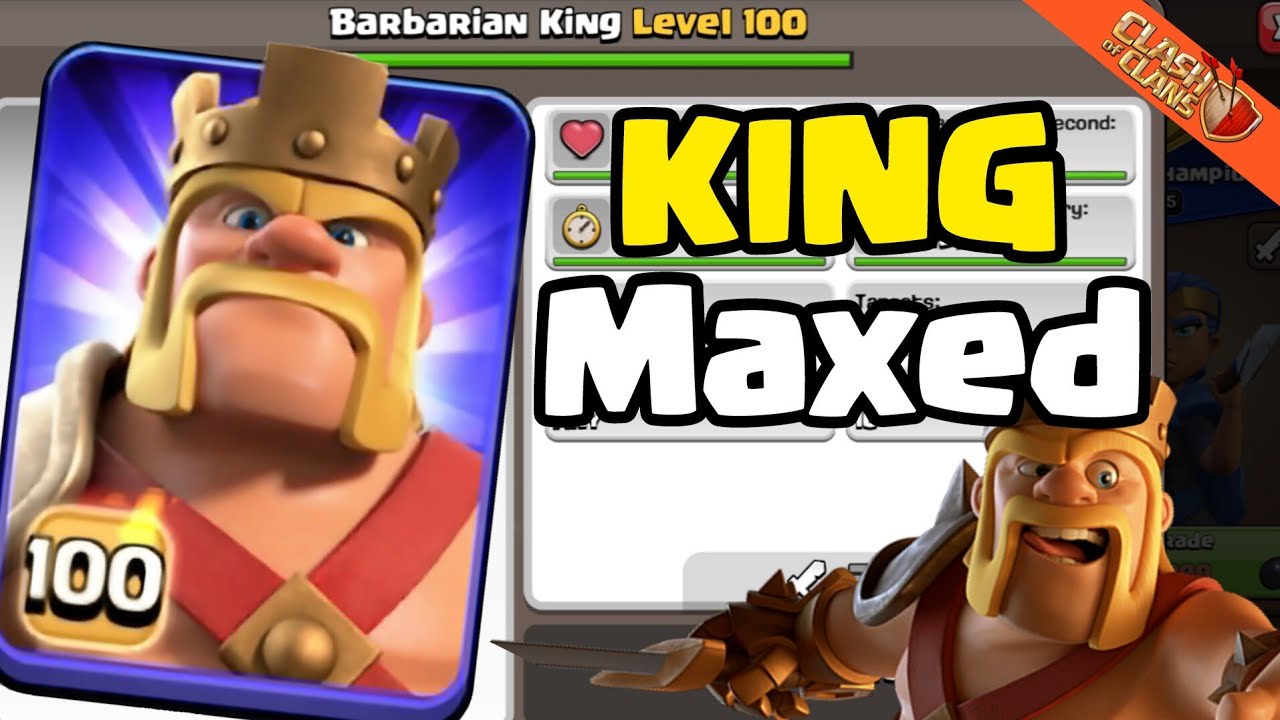 Finally Barbarian King Maxed | Coc Malayalam - YouTube