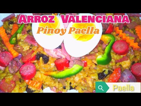 ARROZ A LA VALENCIANA / PINOY PAELLA/BRINGHE/STICKY RICE PAELLA - YouTube