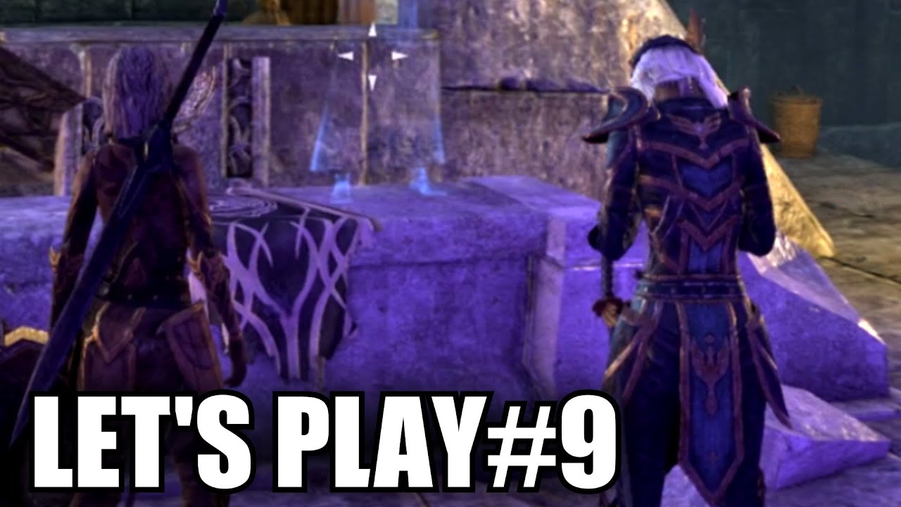 ESO #9 The Queen - Vulkhel Guard & Ruins of Tanzelwil Let's Play ELDER ...